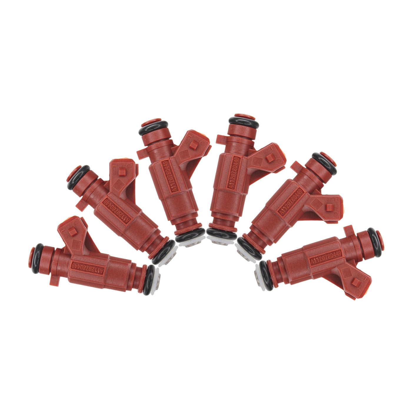 Set of 6 Fuel Injectors A1120780449 for C240 C320 CLK240 2.6 3.2 02801 ...