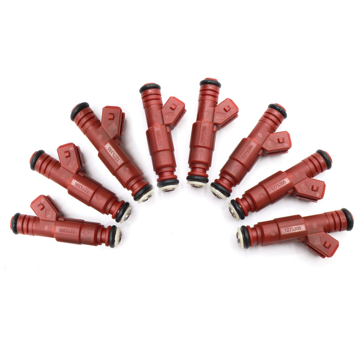 8 x 30lb RED Fuel Injectors Racing Type For Mustang V8 4.6L 5.0L 5.4L ...